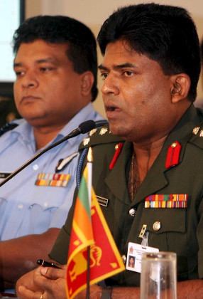 Military Spokesman Brigadier Prasad Samarasinghe L Editorial Stock ...