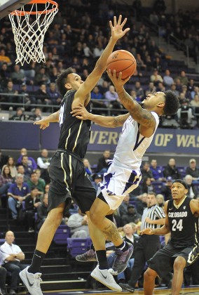 NCAA Basketball Colorado vs Washington, USA - 18 Jan 2017 Stock ...