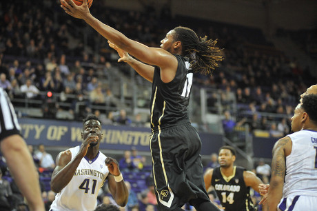 NCAA Basketball Colorado vs Washington, USA - 18 Jan 2017 Stock ...