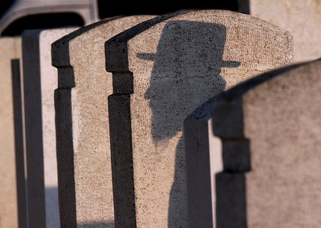 Shadow Ultraorthodox Jewish Man Cast Upon Editorial Stock Photo - Stock ...