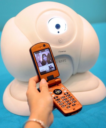 Employee Japan Robotics Maker Tmsuk Demonstrates Editorial Stock Photo ...