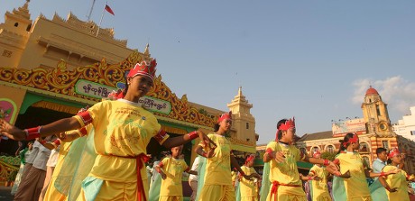 Burmese Dancers Dance Opening Ceremony Water Editorial Stock Photo ...