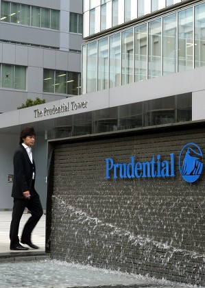 Pedestrian Walks Front Prudential Tower Headquarters Editorial Stock ...