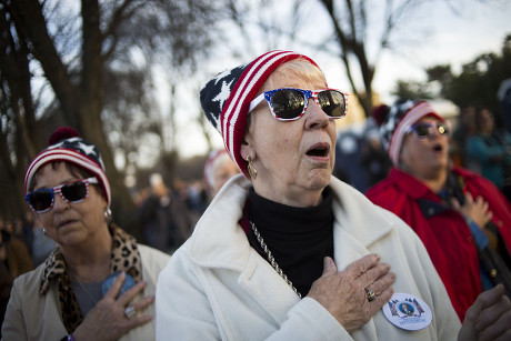 Attendees Seen During 58th Presidential Inauguration Editorial Stock ...