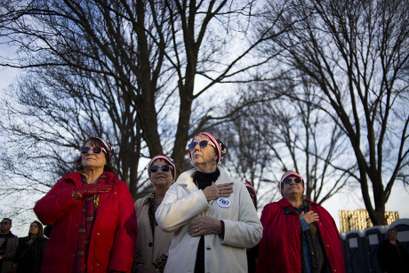Attendees Seen During 58th Presidential Inauguration Editorial Stock ...