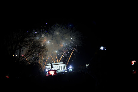Fireworks Set Off During 58th Presidential Editorial Stock Photo ...