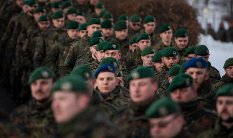 German Bundeswehr Soldiers Battalion Armored Infantryman Editorial ...