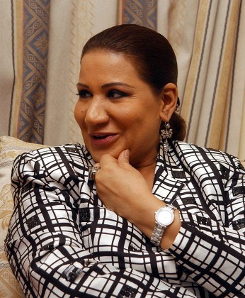 Kuwati Actress Souad Abdallah During Interview Editorial Stock Photo ...