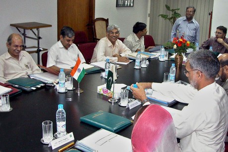 Indian Delegation Command Indian Commissioner Indus Editorial Stock ...