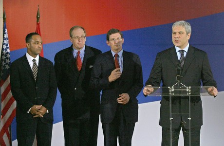 Serbian President Boris Tadic R United Editorial Stock Photo - Stock ...