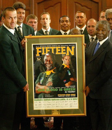 South African President Thabo Mbeki R Editorial Stock Photo - Stock ...