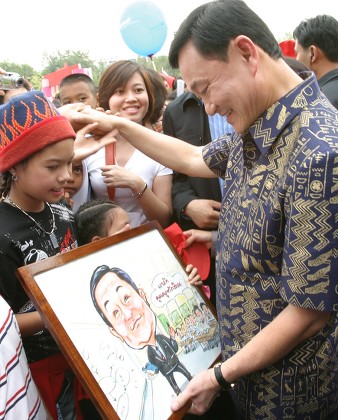 Thai Prime Minister Thaksin Shinawatra R Editorial Stock Photo - Stock ...