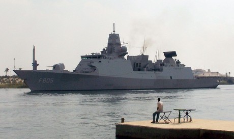 Dutch Navy Ship Hmnlseeversten Makes Way Editorial Stock Photo - Stock ...