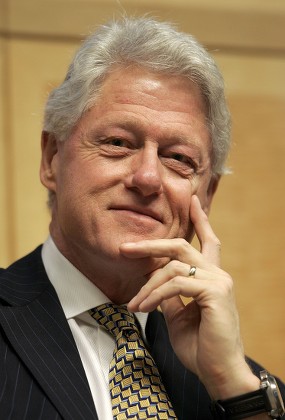 Former Us President Bill Clinton Smiles Editorial Stock Photo - Stock ...