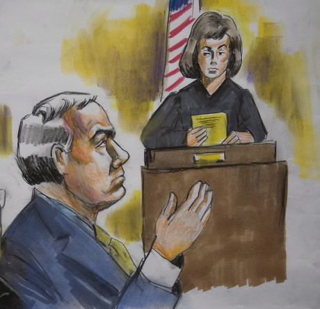 Artists Drawing Showing Former Hollinger Chairman Editorial Stock Photo ...