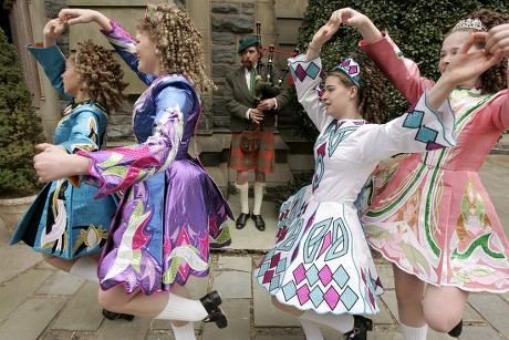 Traditional Irish Dancers Perform Just Prior Editorial Stock Photo ...