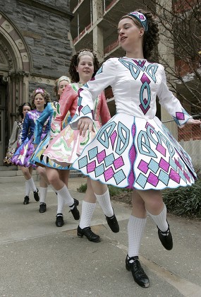 Traditional Irish Dancers Perform Just Prior Editorial Stock Photo ...
