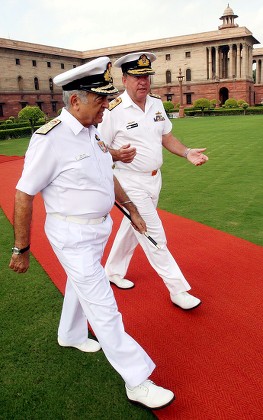Chief Indian Navy Staff Admiral Surresh Editorial Stock Photo - Stock ...