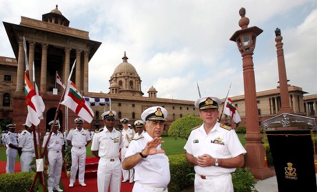 Chief Indian Navy Staff Admiral Surresh Editorial Stock Photo - Stock ...