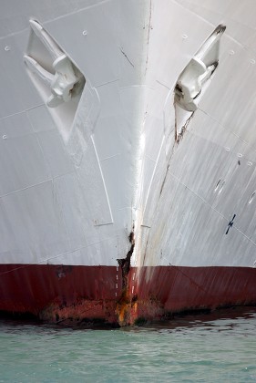 Damaged Bow Cypriot Ship Salamis Glory Editorial Stock Photo - Stock ...