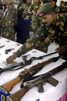 Indian Paramilitary Force Trooper Check Arms Editorial Stock Photo ...