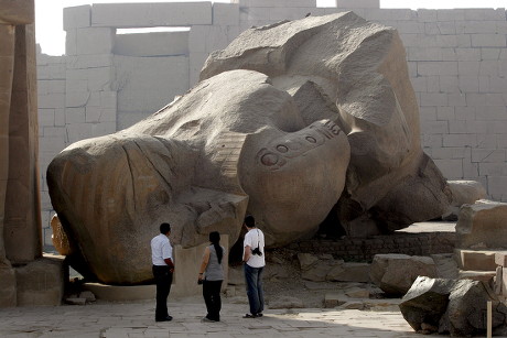 Tourists View Ozymandias Colossus Popular By Editorial Stock Photo ...