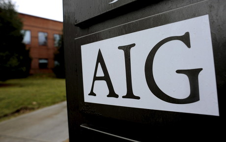Sign Seen Outside American International Group Editorial Stock Photo ...