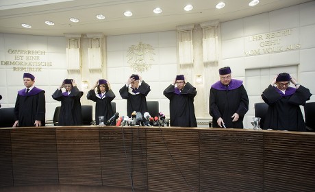 President Austrian Constitutional Court Vfgh Gerhart Editorial Stock ...
