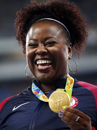 Michelle Carter Usa Poses Her Gold Editorial Stock Photo - Stock Image ...