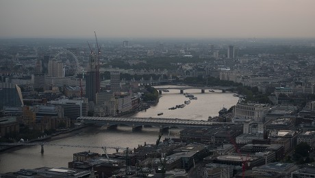 General View London River Thames Looking Editorial Stock Photo - Stock ...