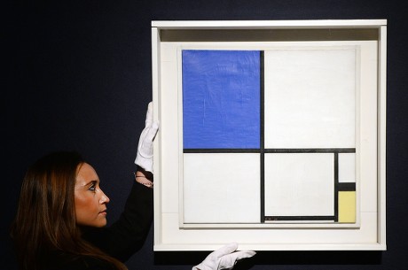 Christies Staff Looks Dutch Artist Piet Editorial Stock Photo - Stock ...