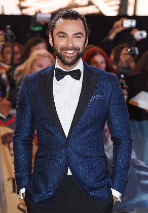 Irish Actor Aidan Turner Arrives On Editorial Stock Photo - Stock Image ...