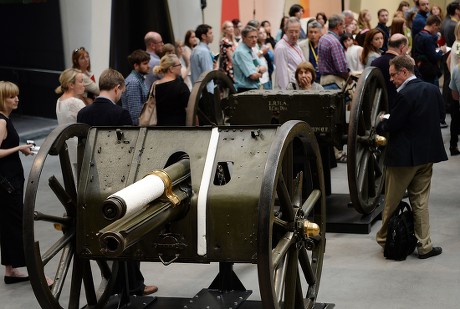 Wwi Gun On Display Imperial War Editorial Stock Photo - Stock Image ...