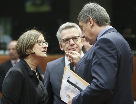 Lr Austrian Interior Minister Johanna Miklleitner Editorial Stock Photo ...