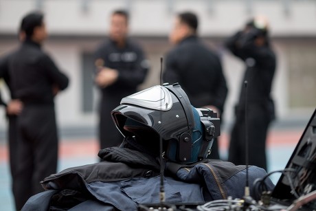 Hong Kong Police Bomb Disposal Protective Editorial Stock Photo - Stock ...