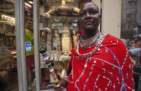 Kenyan Activist Daniel Ole Tembo Masaai Editorial Stock Photo - Stock ...
