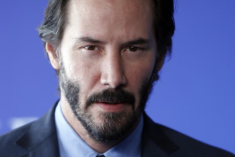 Canadian Actor Keanu Reeves Poses Photographers Editorial Stock Photo ...