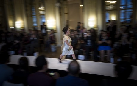 Model Presents Creation During National Dwarf Editorial Stock Photo ...