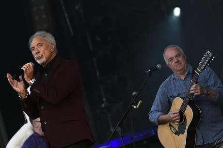British Singer Tom Jones Performs During Editorial Stock Photo - Stock ...
