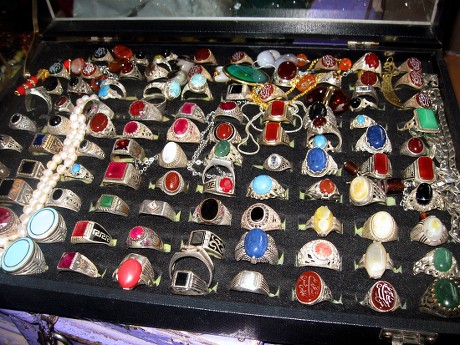 Gemstones Displayed Sale Popular Market Baghdad Editorial Stock Photo ...