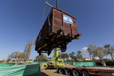 Israeli Workers Moving Nazi German Train Editorial Stock Photo - Stock ...