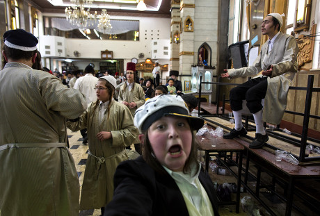 Drunk Jewish Ultraorthodox Young Man Seated Editorial Stock Photo ...