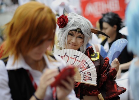 Japan Entertainment Anime Cosplay - Aug 2014 Stock Pictures, Editorial ...