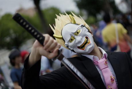 Cosplayer Poses Photograph Front Osu Kannon Editorial Stock Photo ...