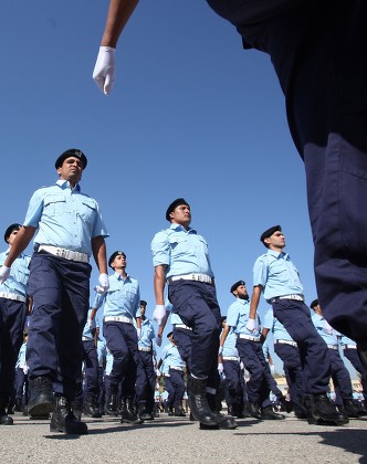 Libyan Police Cadets March Compound Police Editorial Stock Photo ...