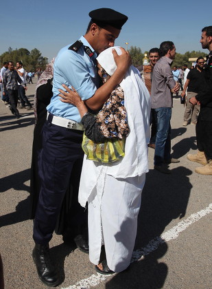 Unidentified Libyan Police Cadets Greet Relatives Editorial Stock Photo ...