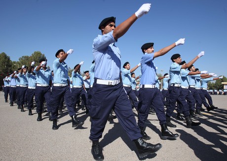 Libyan Police Cadets March Compound Police Editorial Stock Photo ...