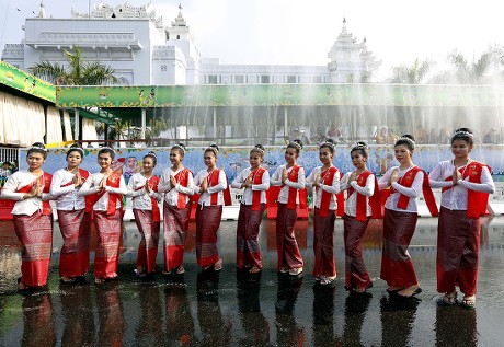 Women Mon Traditional Dress Pose Pictures Editorial Stock Photo - Stock ...