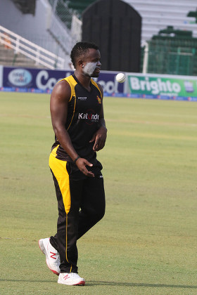 Zimbabwe Cricketer Brian Vitori Attends Practice Editorial Stock Photo ...