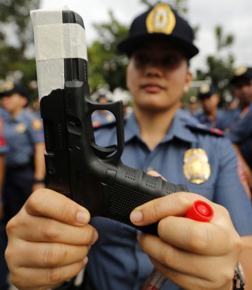 Lady Officer Philippine National Police Force Editorial Stock Photo ...